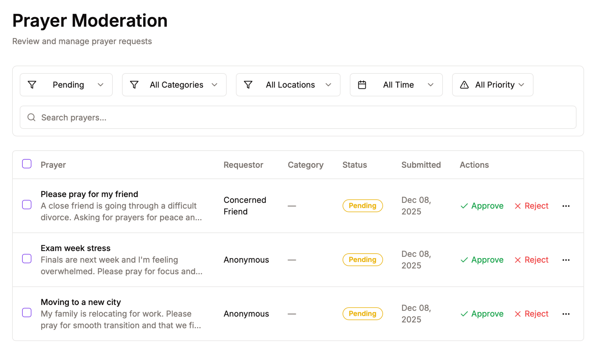 Prayer Request Management Software for Churches | PrayerConnect